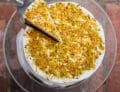 Pistachio Pudding filled Pistachio Cake - The Perks of Being Us