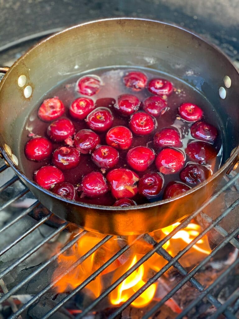 Smoky Cherry Bourbon Smash - Cocktails - The Perks of Being Us