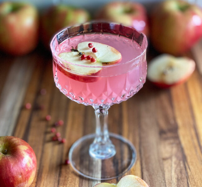 Pink Apple Martini - The Perks of Being Us